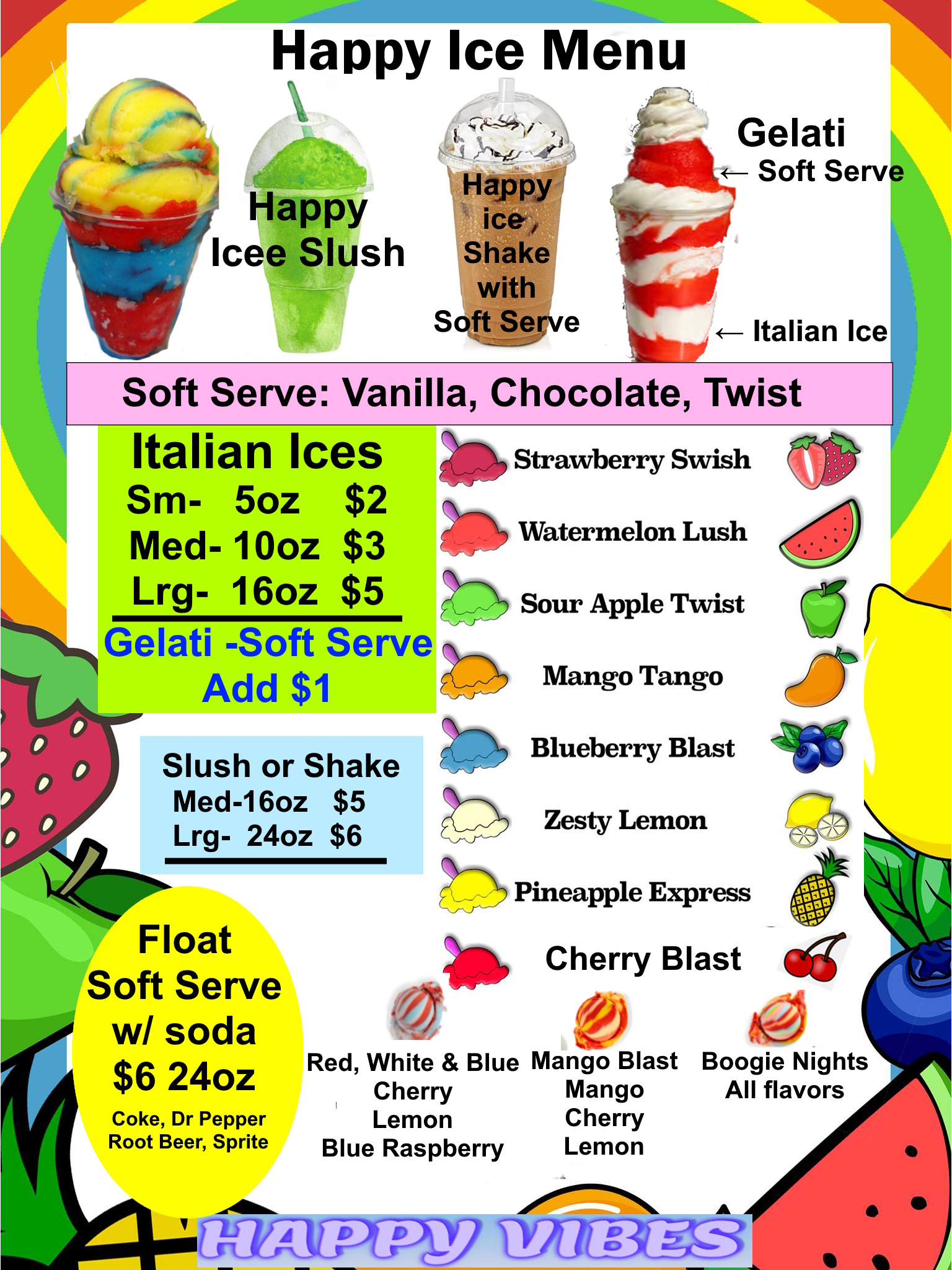 Happy Vibes Daiquiris- Happiest Daiquiris on Earth